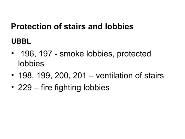 Passive Fire Protection According to UBBL Malaysia | PPT | Hotel ...