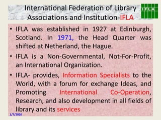 Universal Bibliographic Control and Universal Availability of ...