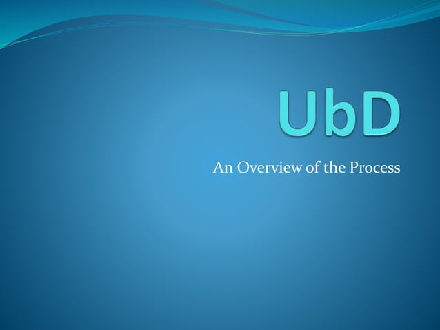 Ub d | PPT