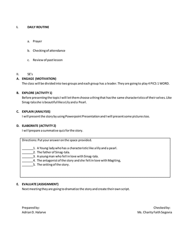 Ubd adrian lesson plan | DOCX | Education