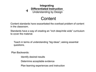 Ubd And Di Presentation | PPT