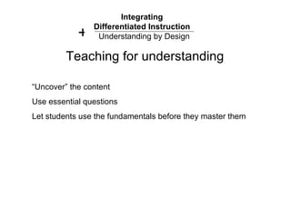 Ubd And Di Presentation | PPT