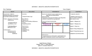 Ubd lesson plan | XLS