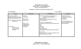 Ubd lesson plan | XLS