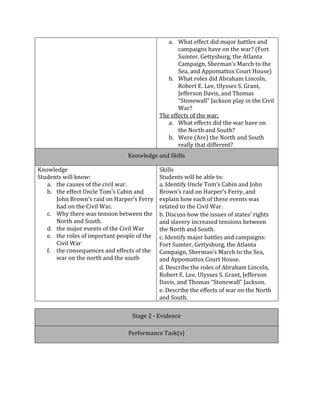Ubd lesson plan | DOCX