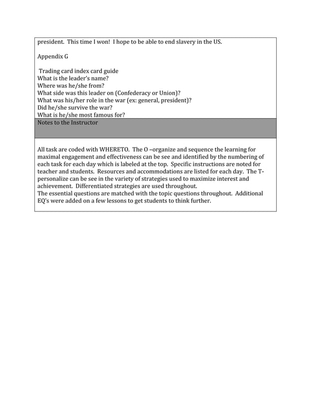 Ubd lesson plan | DOCX