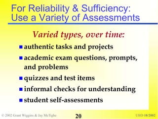 Understanding by Design (UBD) - Presentation | PPT
