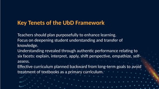 UNDERSTANDING BY DESINGN ............... | PPT