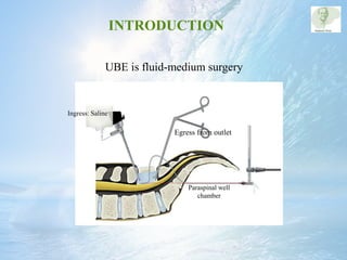 Water dynamic of UBE Unilateral Biportal Endoscopy.pptx