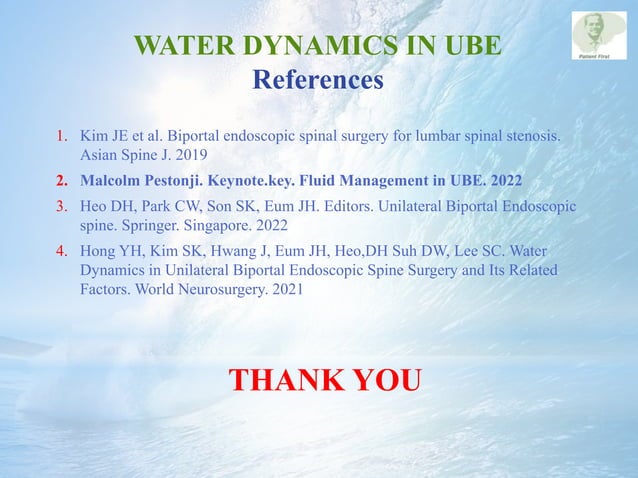 Water dynamic of UBE Unilateral Biportal Endoscopy.pptx