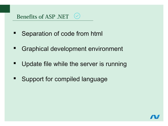 Introduction to ASP.NET Using Visual Studio | PPT | Programming Languages | Computing