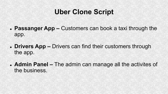 Uber clone-script | PDF | Computer Software and Applications | Computing