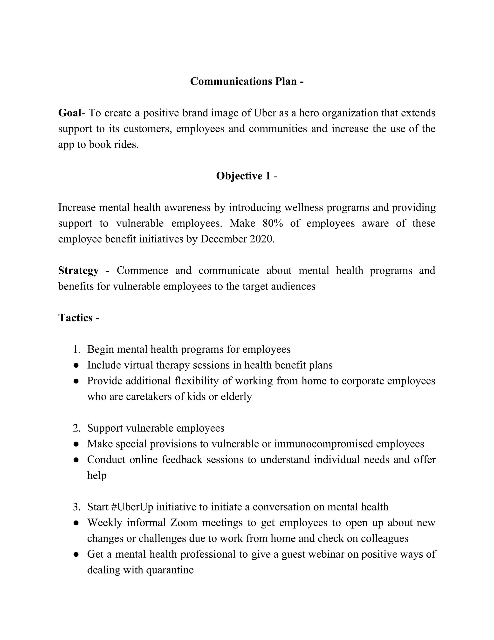 Uber Media Campaign Plan | PDF