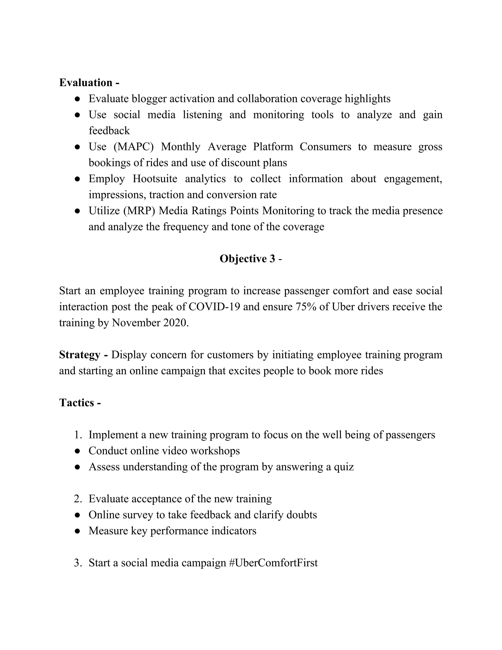 Uber Media Campaign Plan | PDF