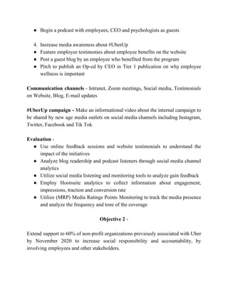 Uber Media Campaign Plan | PDF