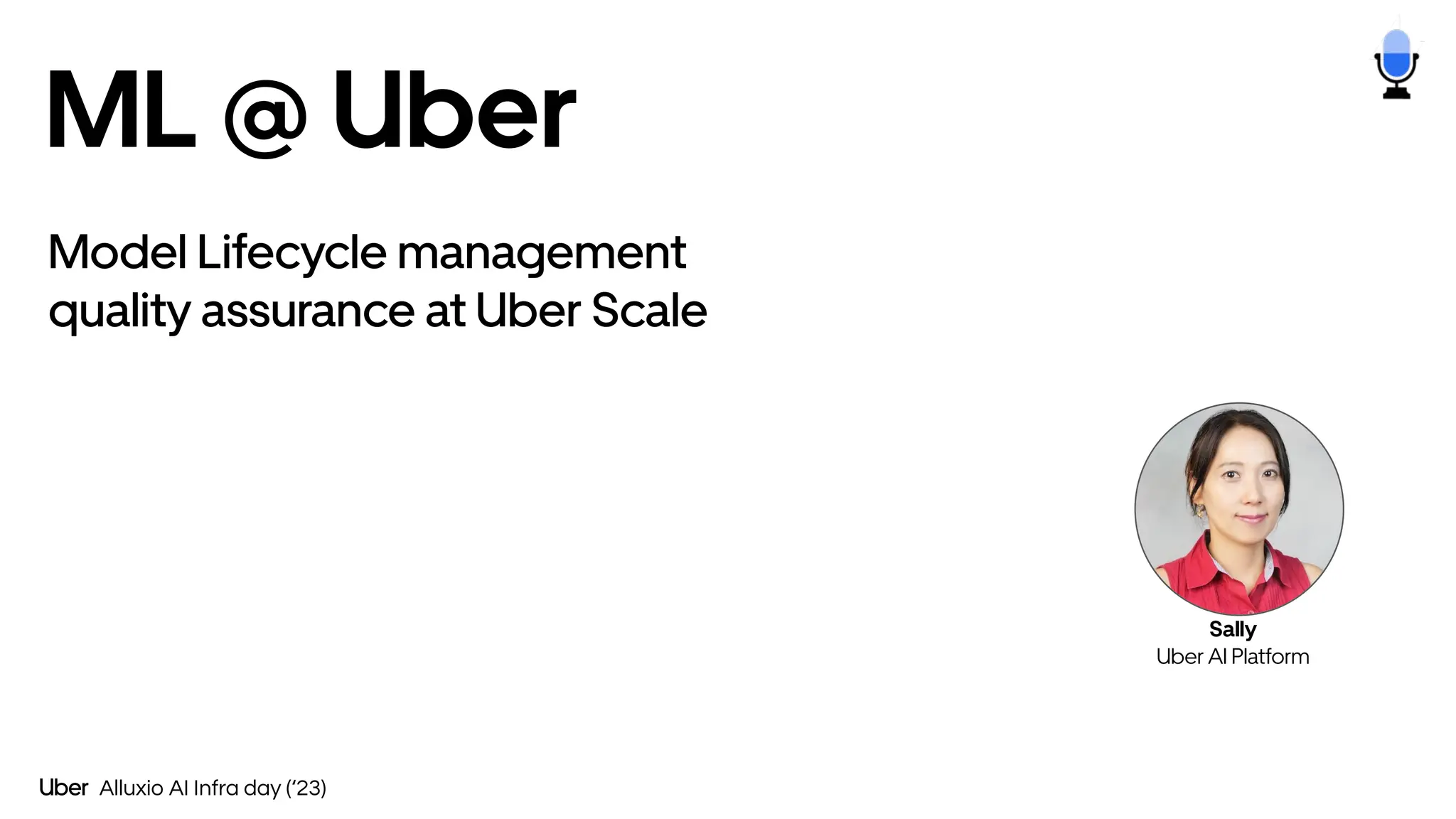 AI Infra Day | Model Lifecycle Management Quality Assurance at Uber ...
