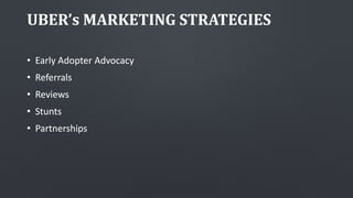 UBER-Current Strategy, Competition Analysis and Global Expansion | PPTX