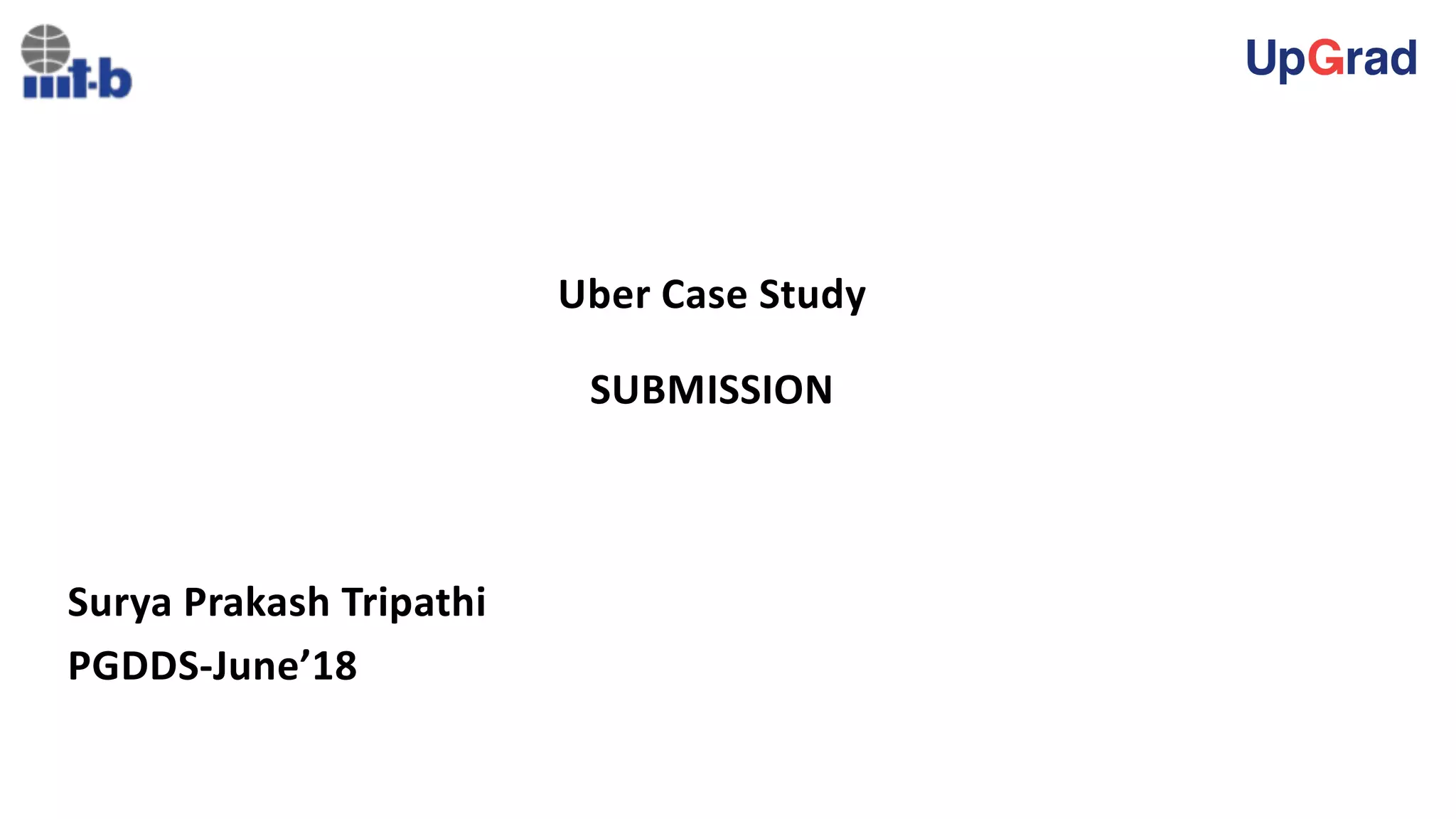 Uber case study_surya_tripathi | PDF