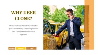 Uber Clone 2022 | PPTX | Technology & Computing
