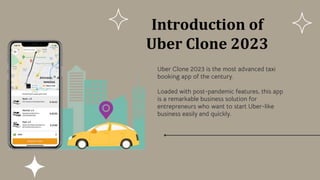 Uber Clone App - On-Demand Taxi Business Solution | PPT