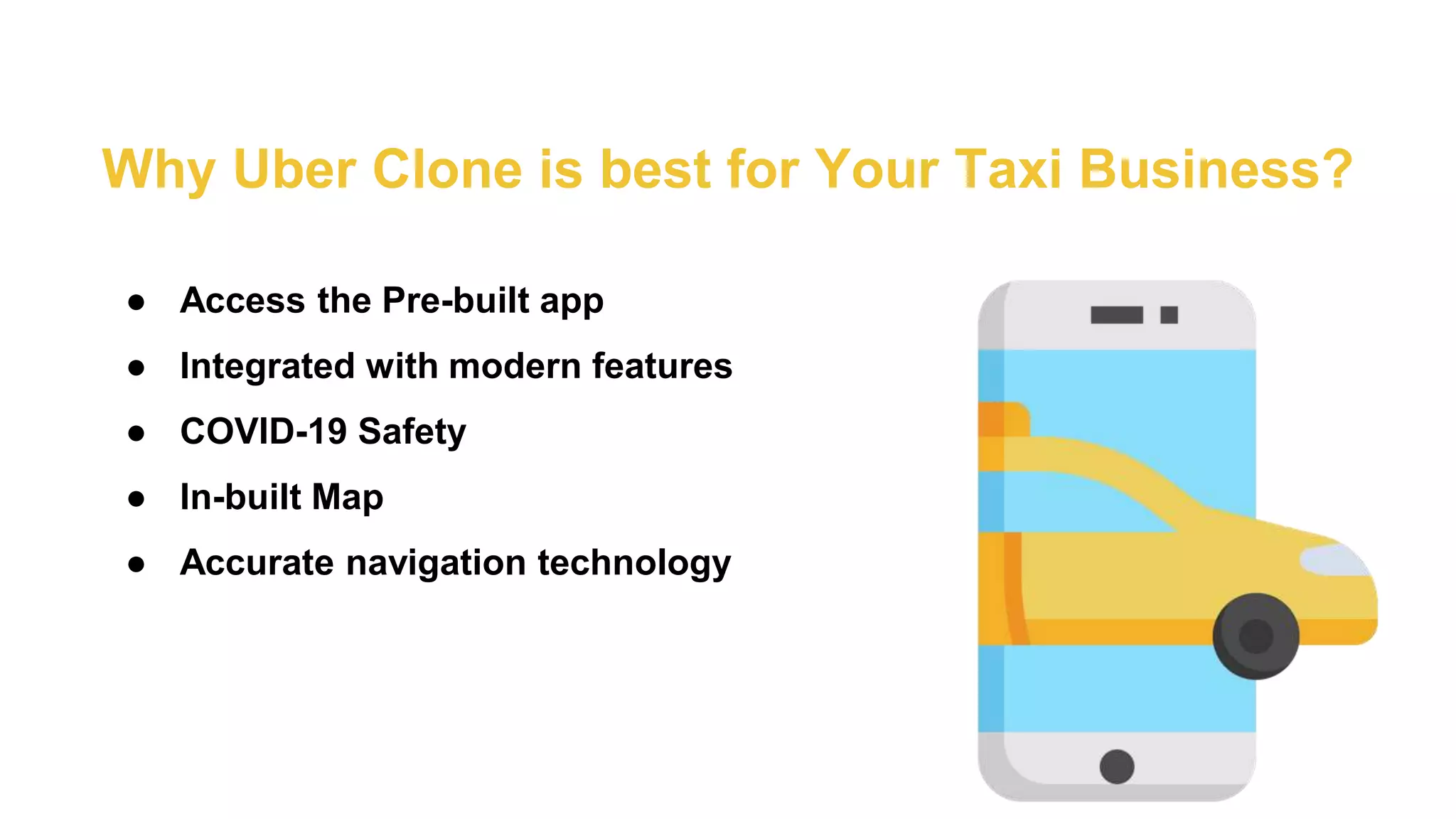 Uber Clone App : Best On-Demand Taxi Booking App Solution | PPT