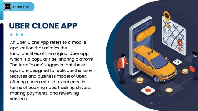 Uber Clone App Development - Unicotaxi . | PDF