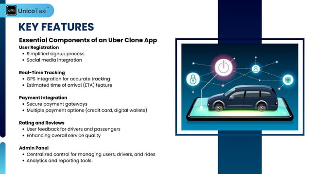 Uber Clone App Development - Unicotaxi . | PDF