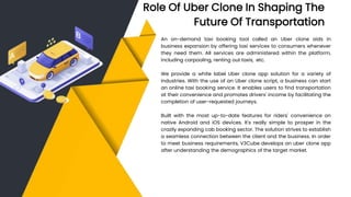 Uber Clone Profitable Business Model | PPTX