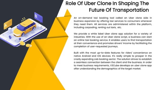 Uber Clone Profitable Business Model | PPTX | Technology & Computing