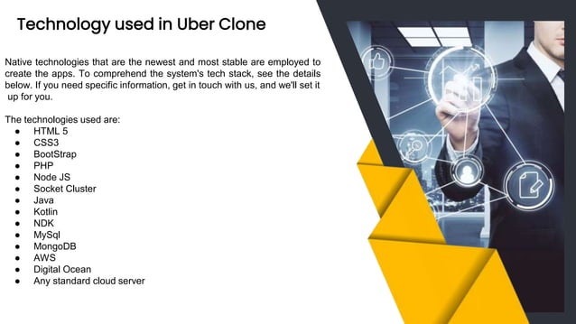 Uber Clone Profitable Business Model | PPTX | Technology & Computing