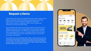 Uber Clone Script - Keys to Understanding the Ride Hailing Industry | PPT