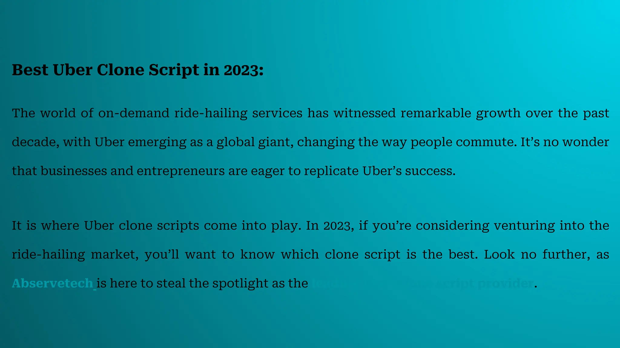 Uber Clone Script_ Your Comprehensive Guide to Understanding Them | PPT