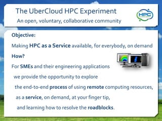UberCloud HPC Experiment Introduction for Beginners | PPT