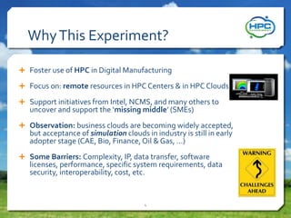 UberCloud HPC Experiment Introduction for Beginners | PPT
