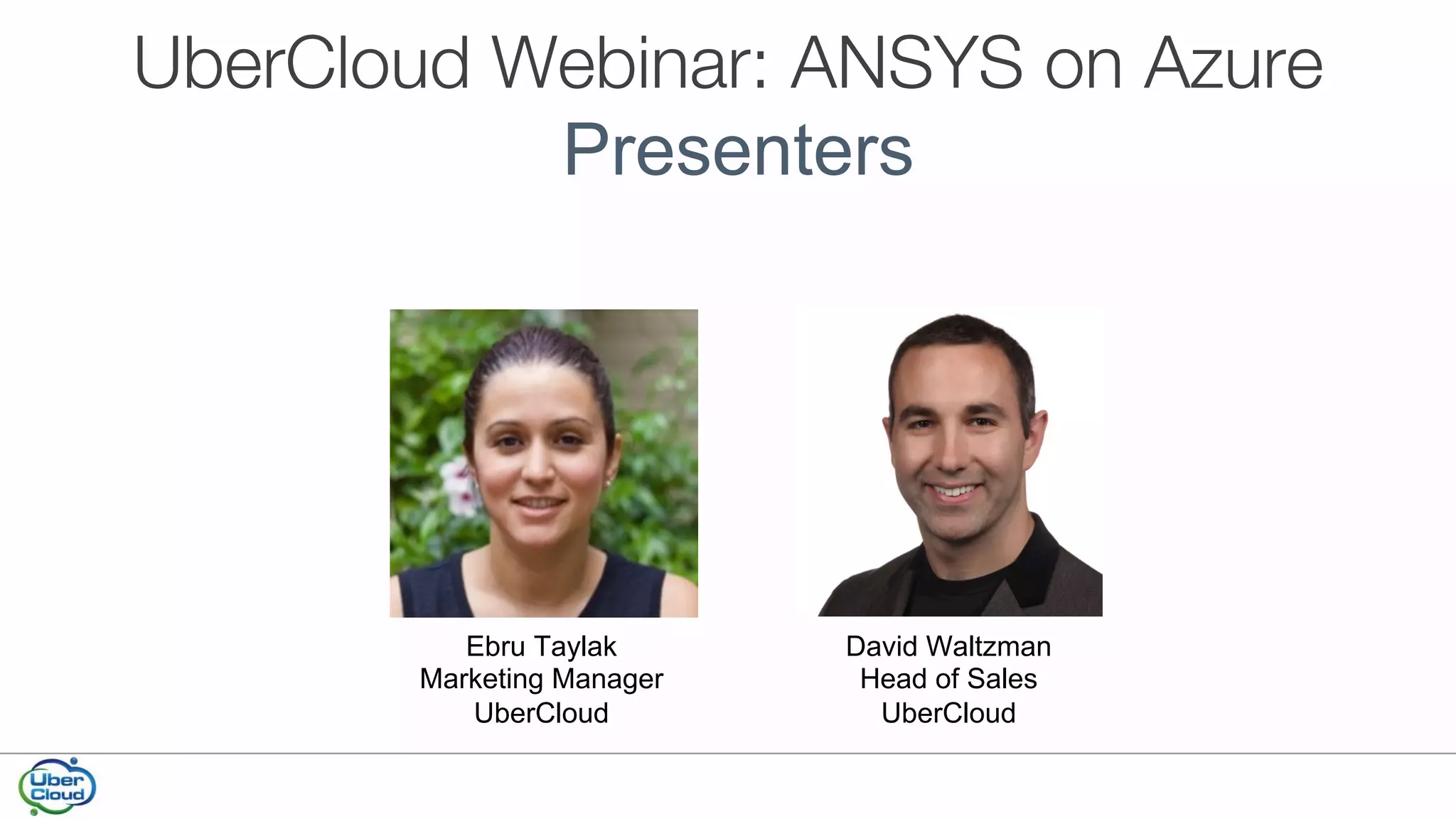 UberCloud Webinar ansys azure | PPT
