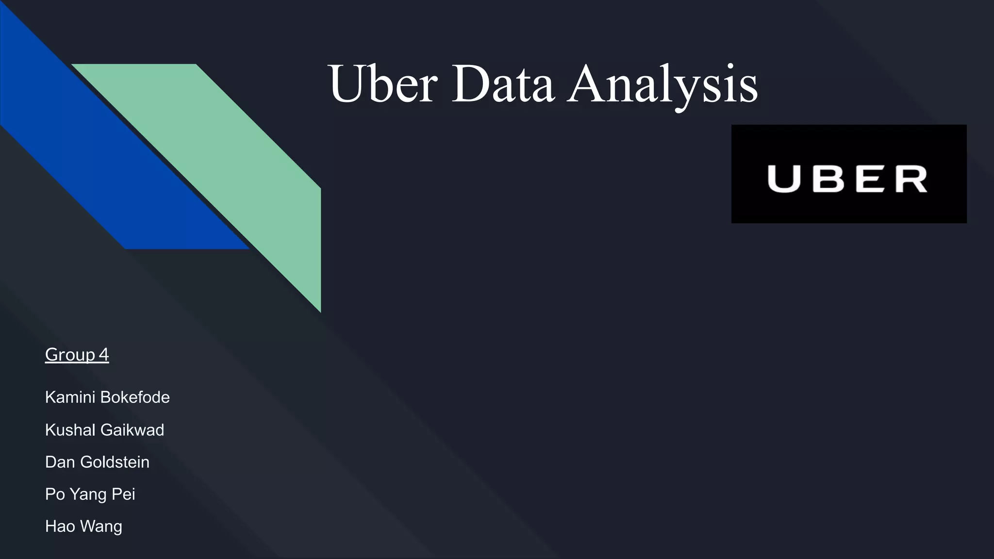Uber Data Analysis - SAS Project | PDF