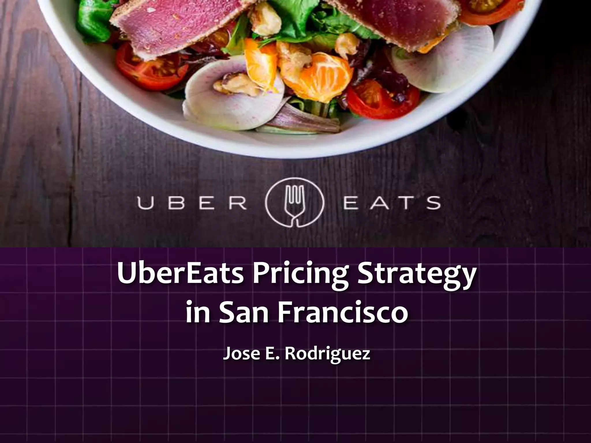 Uber Eats Launch & Pricing Strategy | PPTX