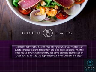 Uber Eats Launch & Pricing Strategy | PPTX