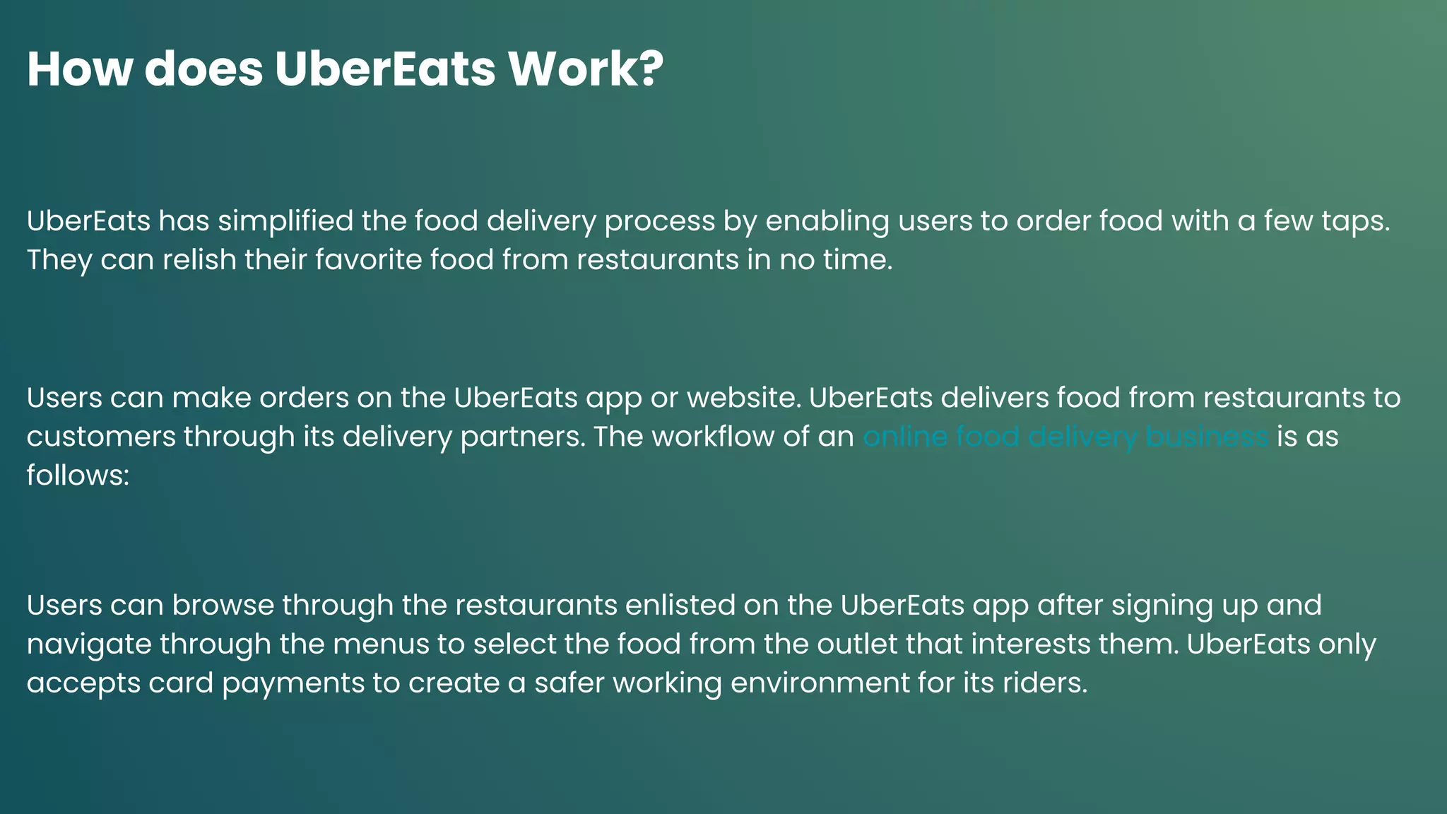 UberEats Business Model & Revenue Model | PPTX