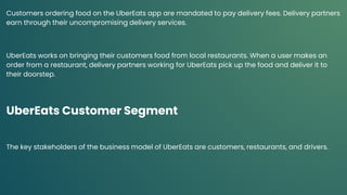 UberEats Business Model & Revenue Model | PPTX