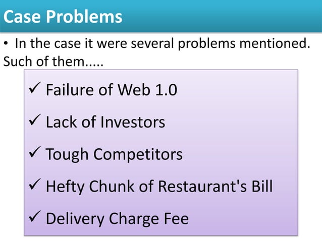 Uber eats case study | PPTX