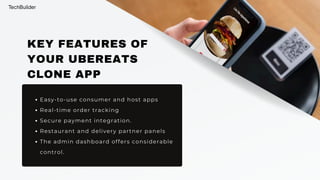 UberEats clone app Development TechBuilder | PDF