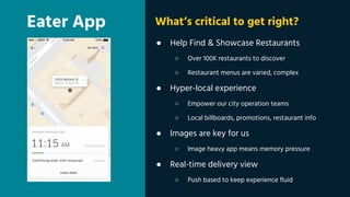 Uber Eats Mobile Tech Talk | PPT