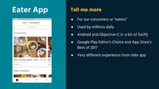 Uber Eats Mobile Tech Talk | PPT