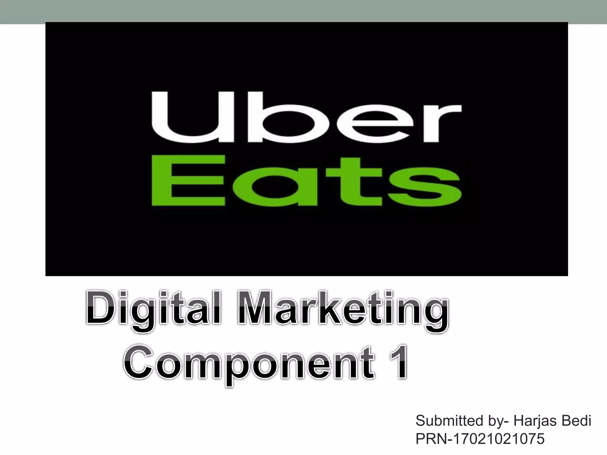 Uber eats ppt | PPTX