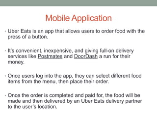 Uber eats ppt | PPTX