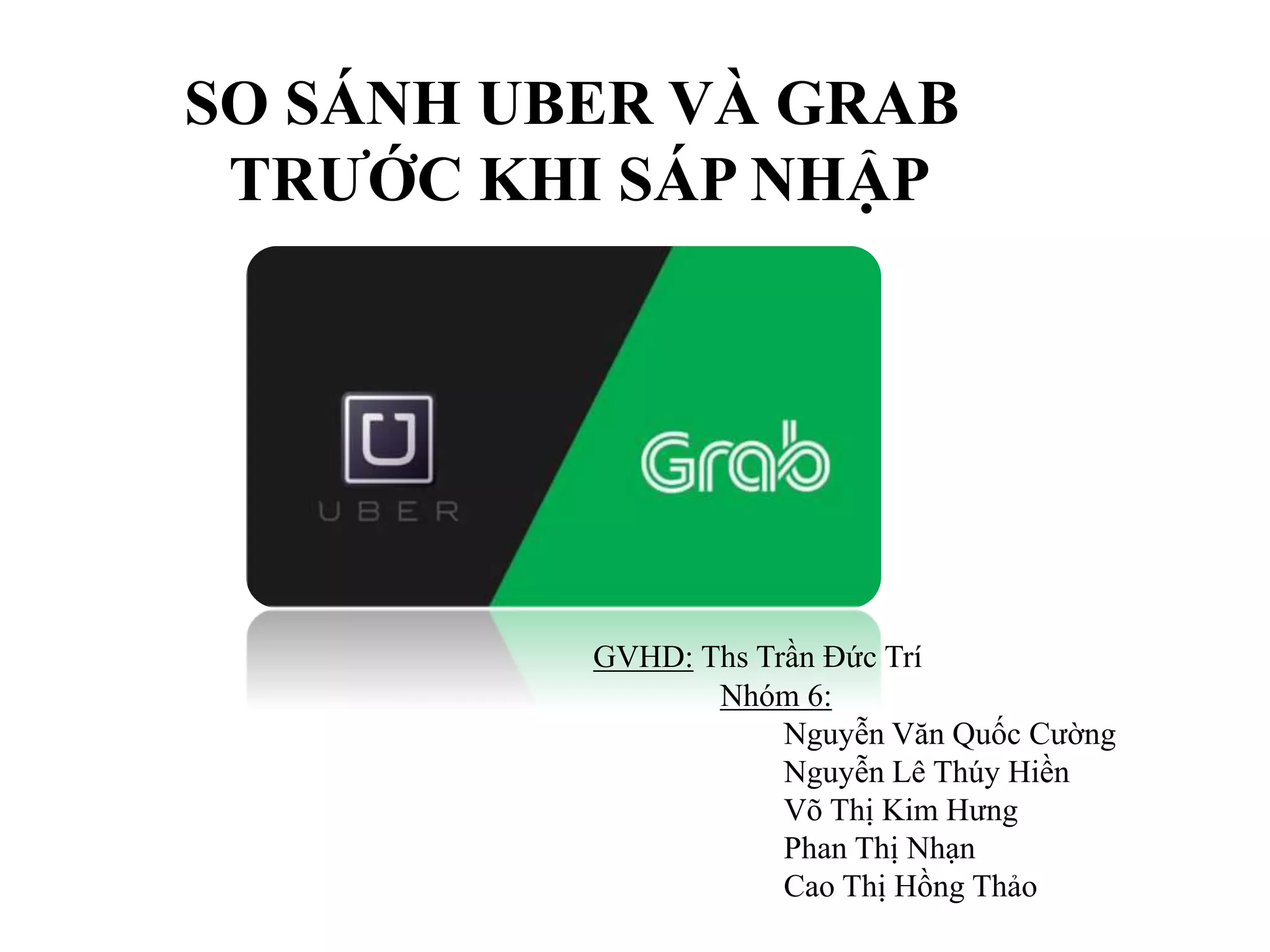 Uber grab nhom 6 | PPTX