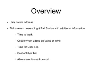 Uber Hackathon Presentation | PPTX