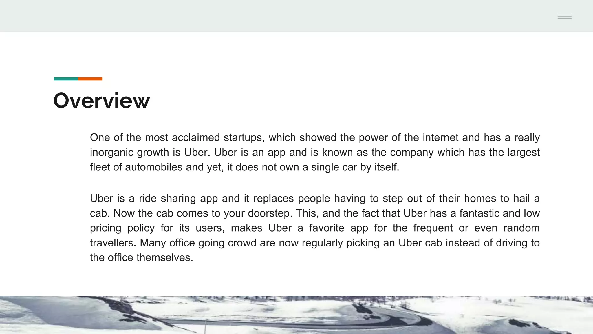 SWOT and Market and Demand Analysis of Uber Inc. | PPTX