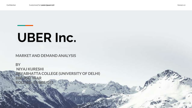 SWOT and Market and Demand Analysis of Uber Inc. | PPTX | Automotive Industry | Industries